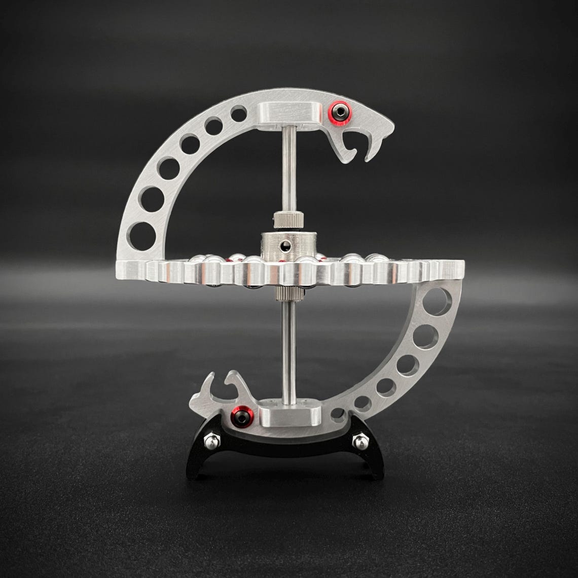 Twin Serpent Gyroscope Display W/ Stand | Modern Desktop Kinetic ...