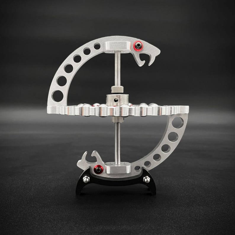 Twin Serpent Gyroscope Display W/ Stand | Modern Desktop Kinetic ...