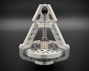 Modern Gyroscope Display W/ Stand | Desktop Kinetic Sculpture in ...