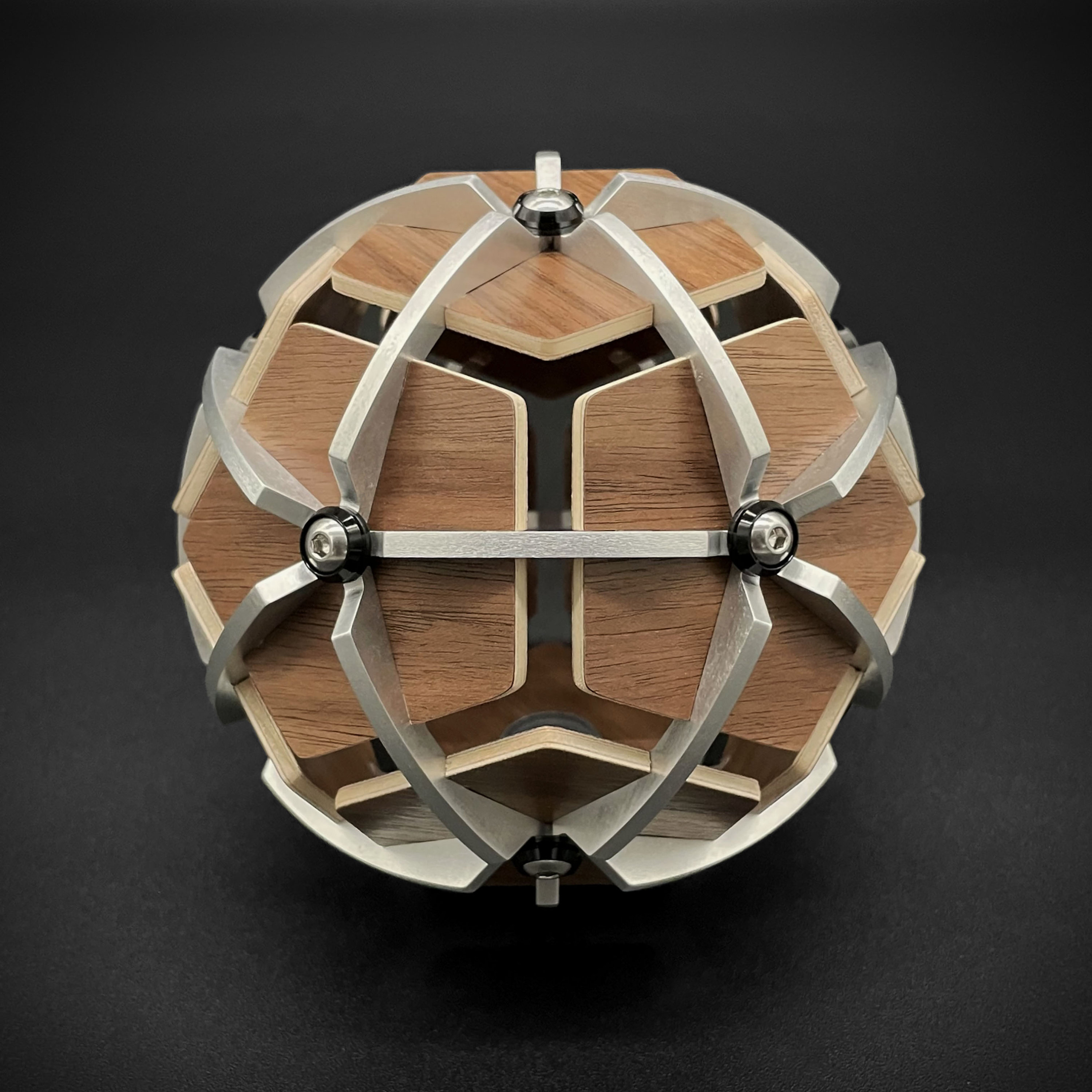 Geometric Dodecahedron Decor | Modern Tabletop Mechanical Display Art ...