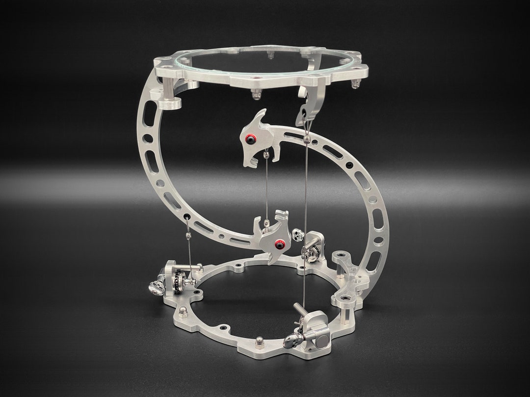 Mechanical Tensegrity Display Stand | Wire Suspended Tabletop Riser in ...