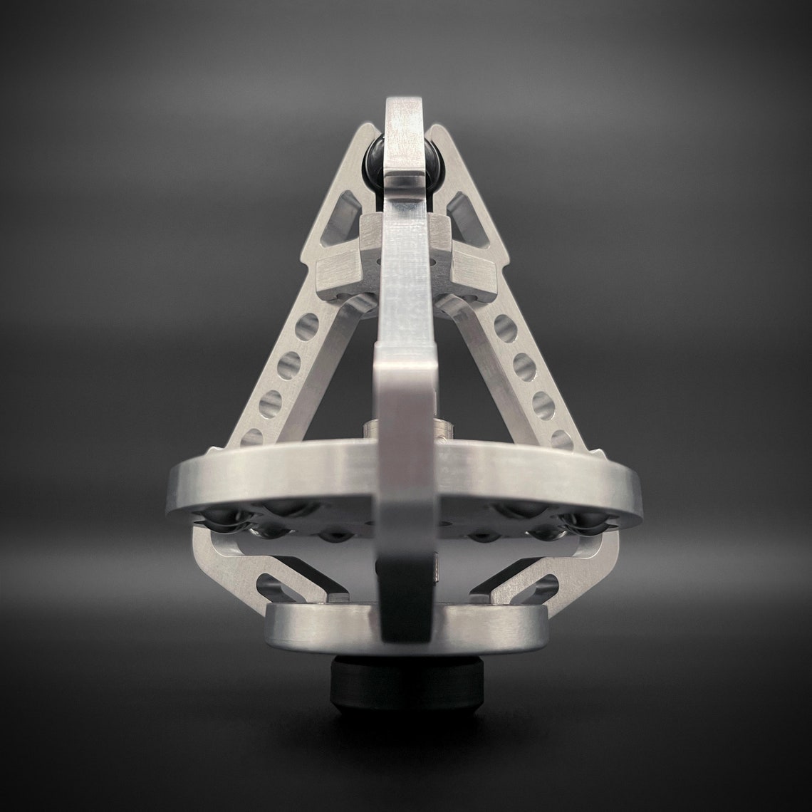 Tetrahedron Gyroscope Display | Desktop Kinetic Sculpture in Machined ...