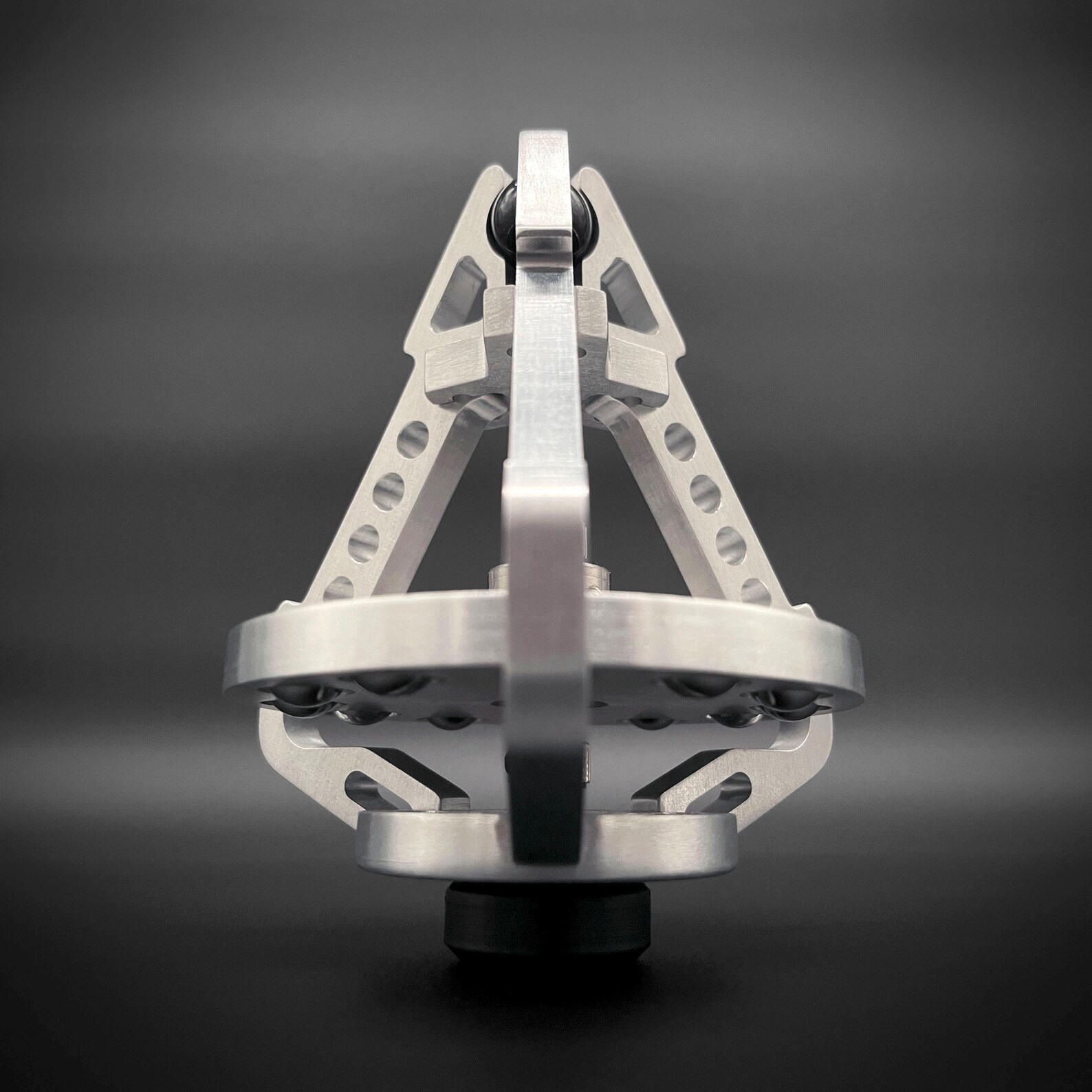 Tetrahedron Gyroscope Display | Desktop Kinetic Sculpture in Machined ...