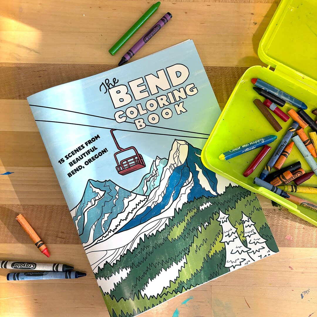 The Bend (oregon) Coloring Book - Etsy
