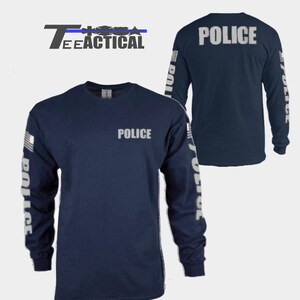 Custom First Responder Police Long Sleeve Shirt - Etsy