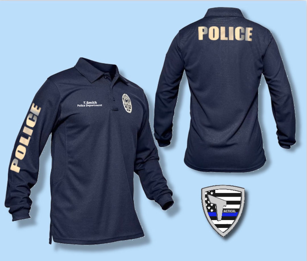 Custom First Responder Tactical Long-sleeve Polo Shirts - Etsy