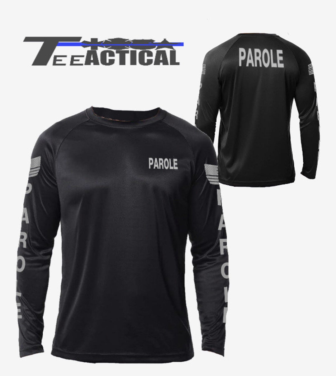 Custom PROBATION PAROLE Active Moisture Wicking Long Sleeve - Etsy