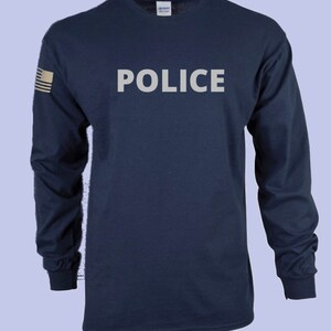 Custom First Responder Police Long Sleeve Shirt - Etsy
