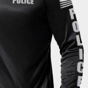 Custom POLICE Active Moisture Wicking Long Sleeve - Etsy