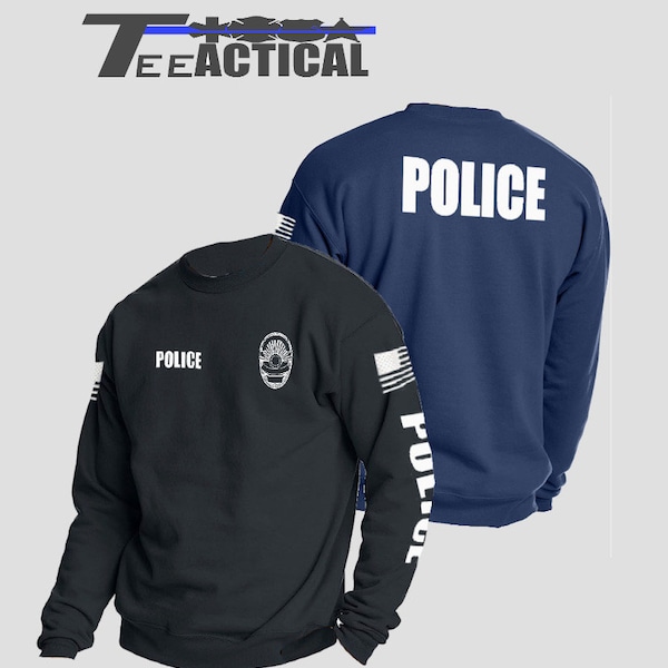 Police Sweater - Etsy