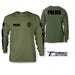 POLICE (customizable) 100% Cotton Long Sleeve Shirts - Etsy
