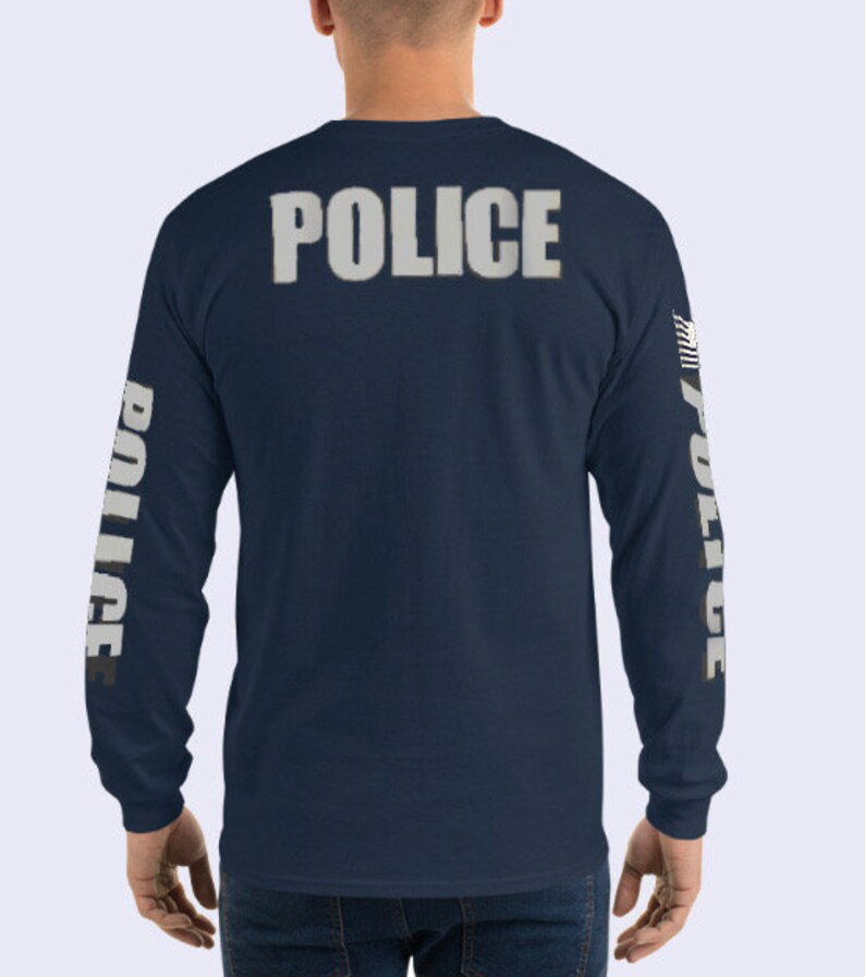 Custom First Responder Police Long Sleeve Shirt - Etsy