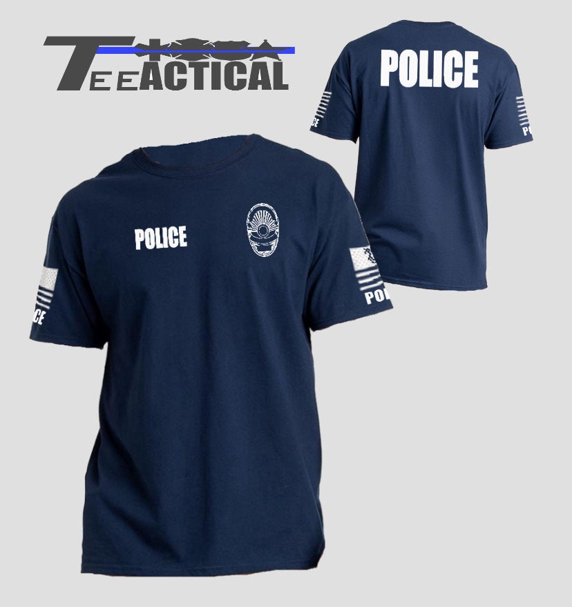 Custom 1st Responder 100% Cotton Short Sleeve Shirt - Includes ...