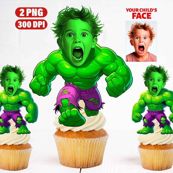 Hulk Cake Topper - Etsy