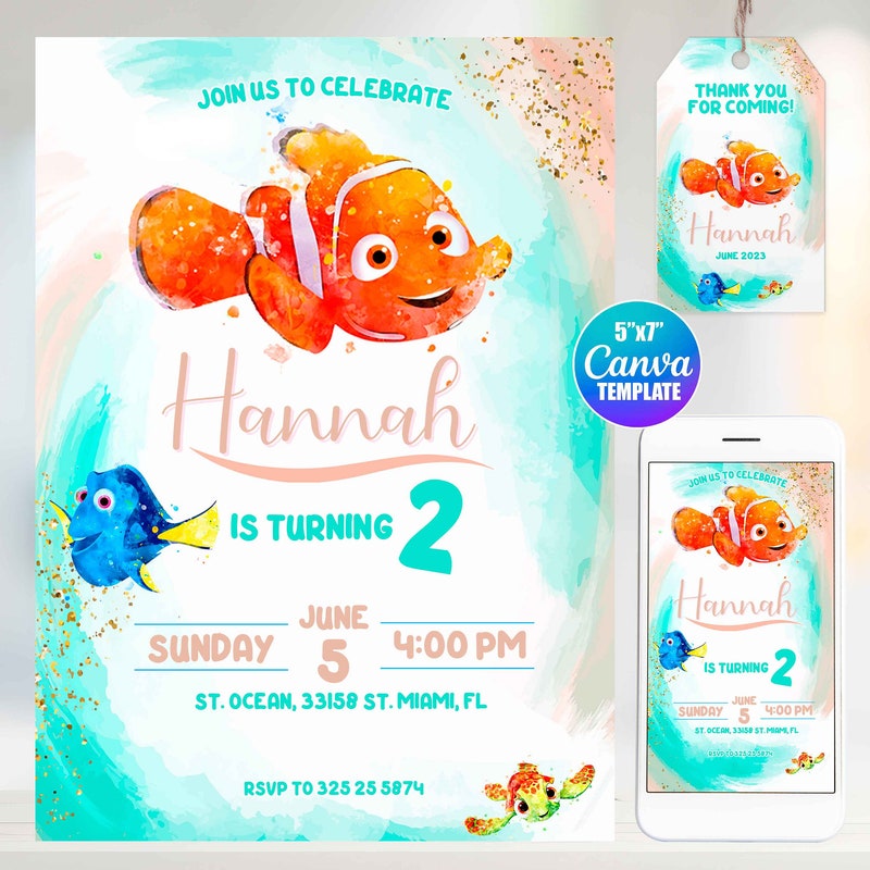 Nemo Birthday - Etsy