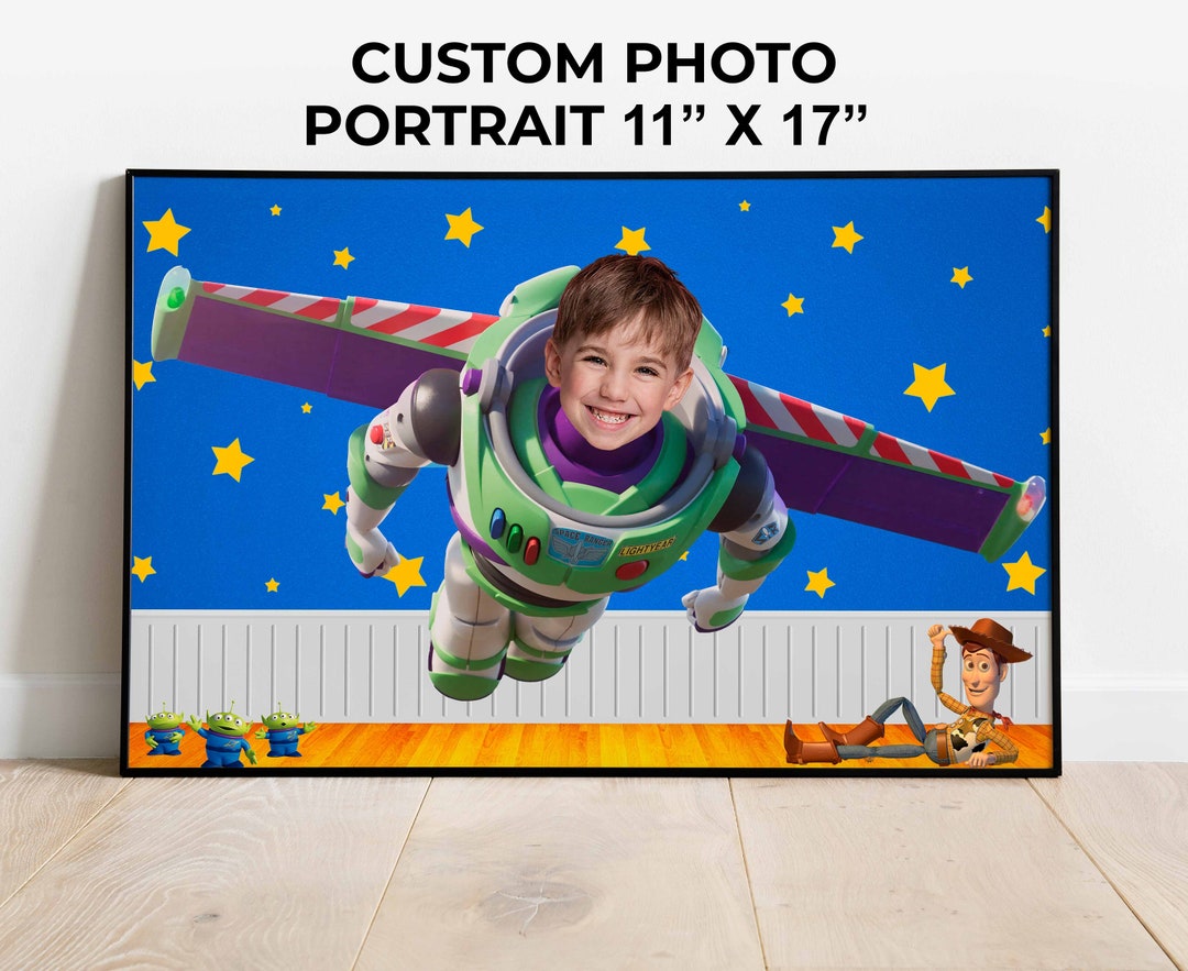 Buzz Lightyear Photo Portrait, Custom Photo, Poster - Etsy