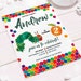 Editable the Very Hungry Caterpillar Birthday Invitation, Canva ...