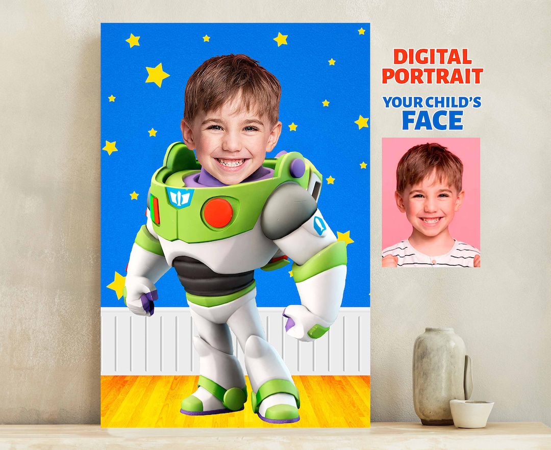 Buzz Lightyear Photo Portrait, Custom Photo, Poster - Etsy