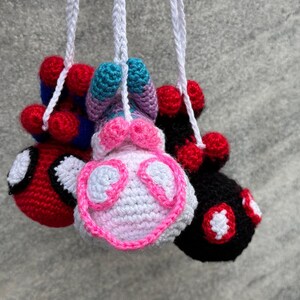 Spidey Crochet, Crochet Spiderman Car Hanger, Gift for Spiderman Fan ...