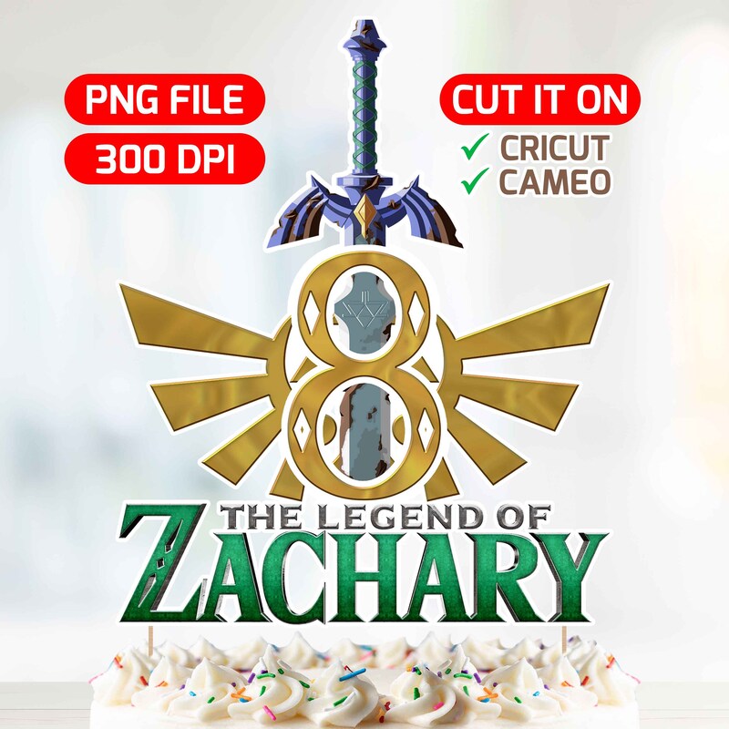 Zelda Cake Topper - Etsy