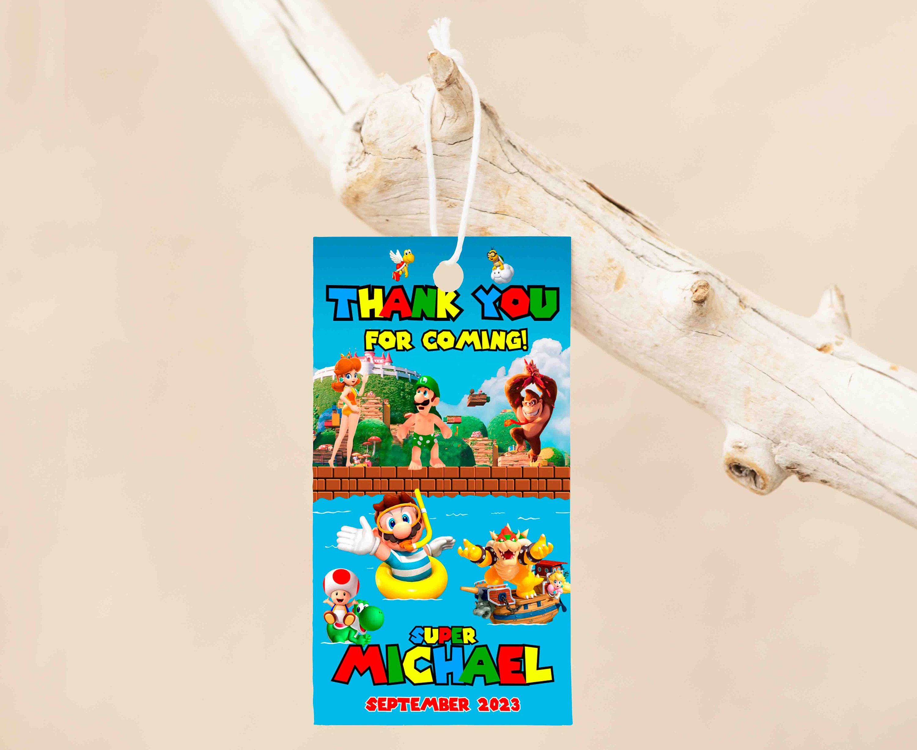 Invitación de cumpleaños de Super Mario Pool Party plantilla - Etsy México