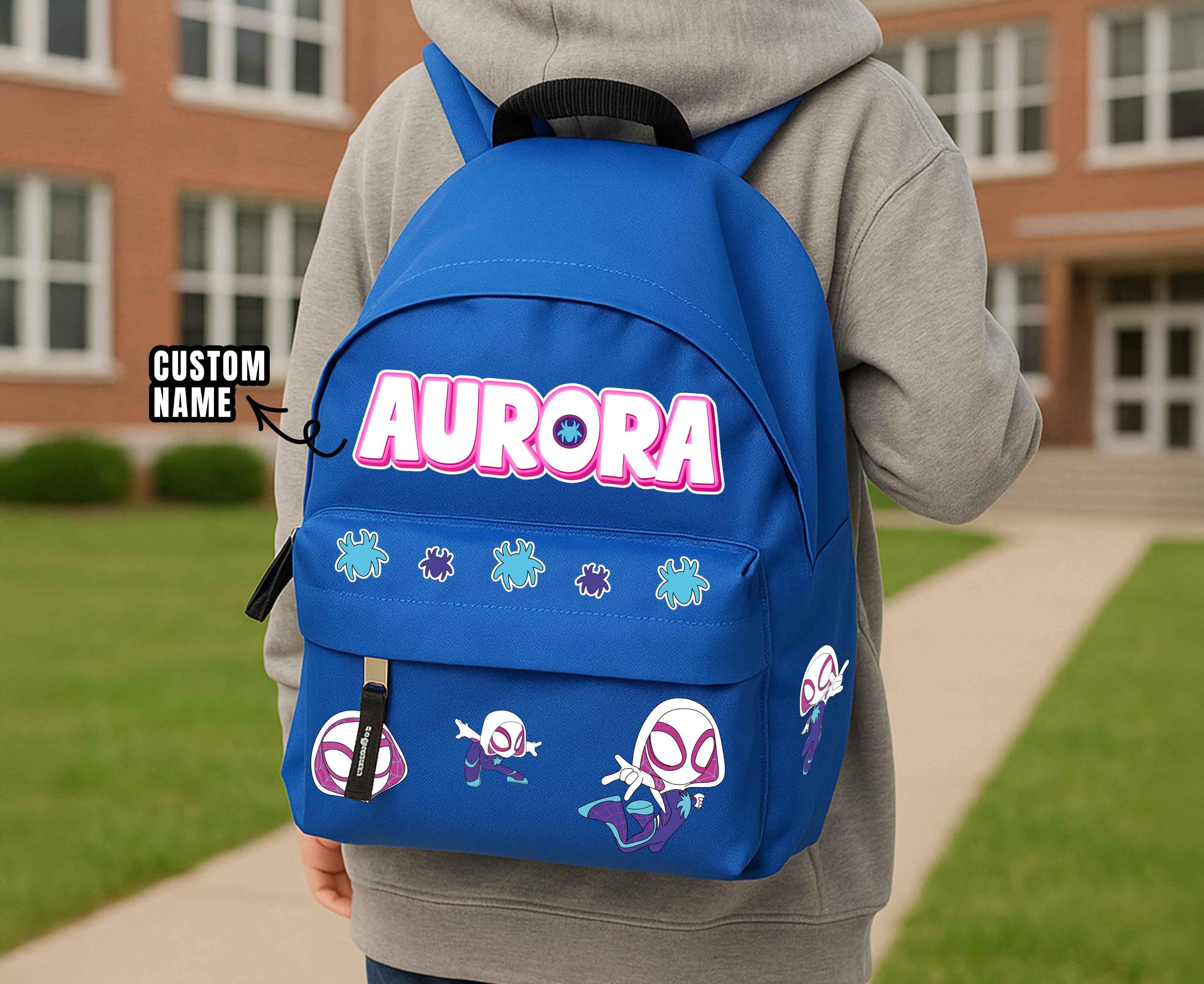 Personalized Gwen Stacy Backpack – Spiderman Back to School Gift - Etsy