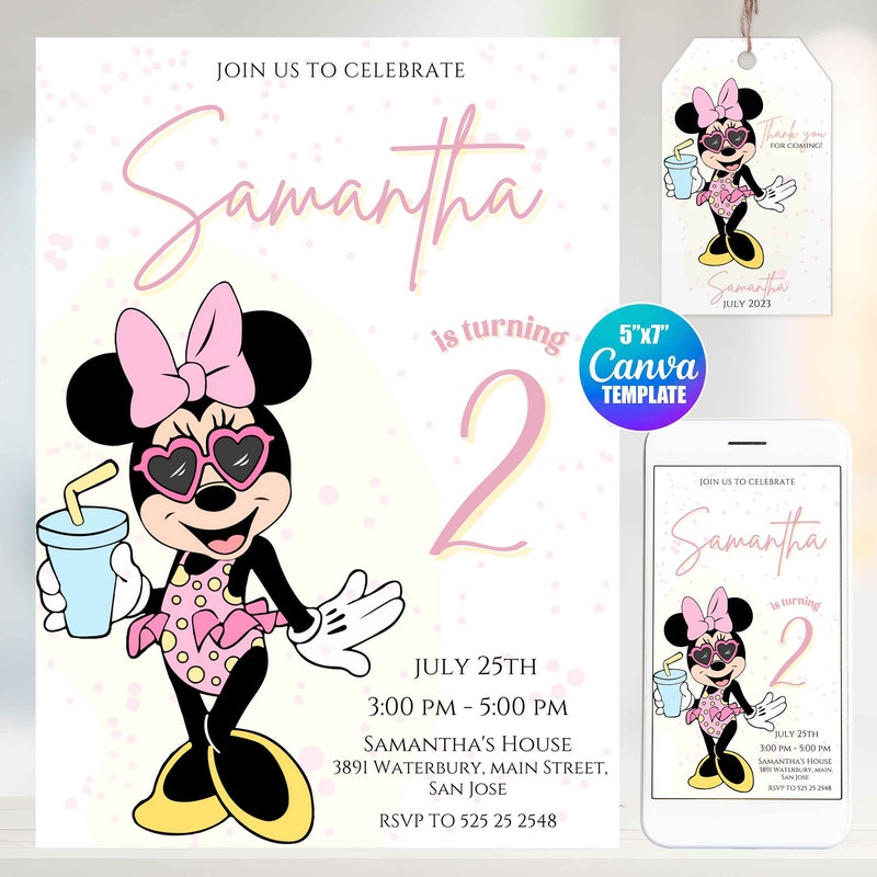 Minnie Pool Party Png - Etsy