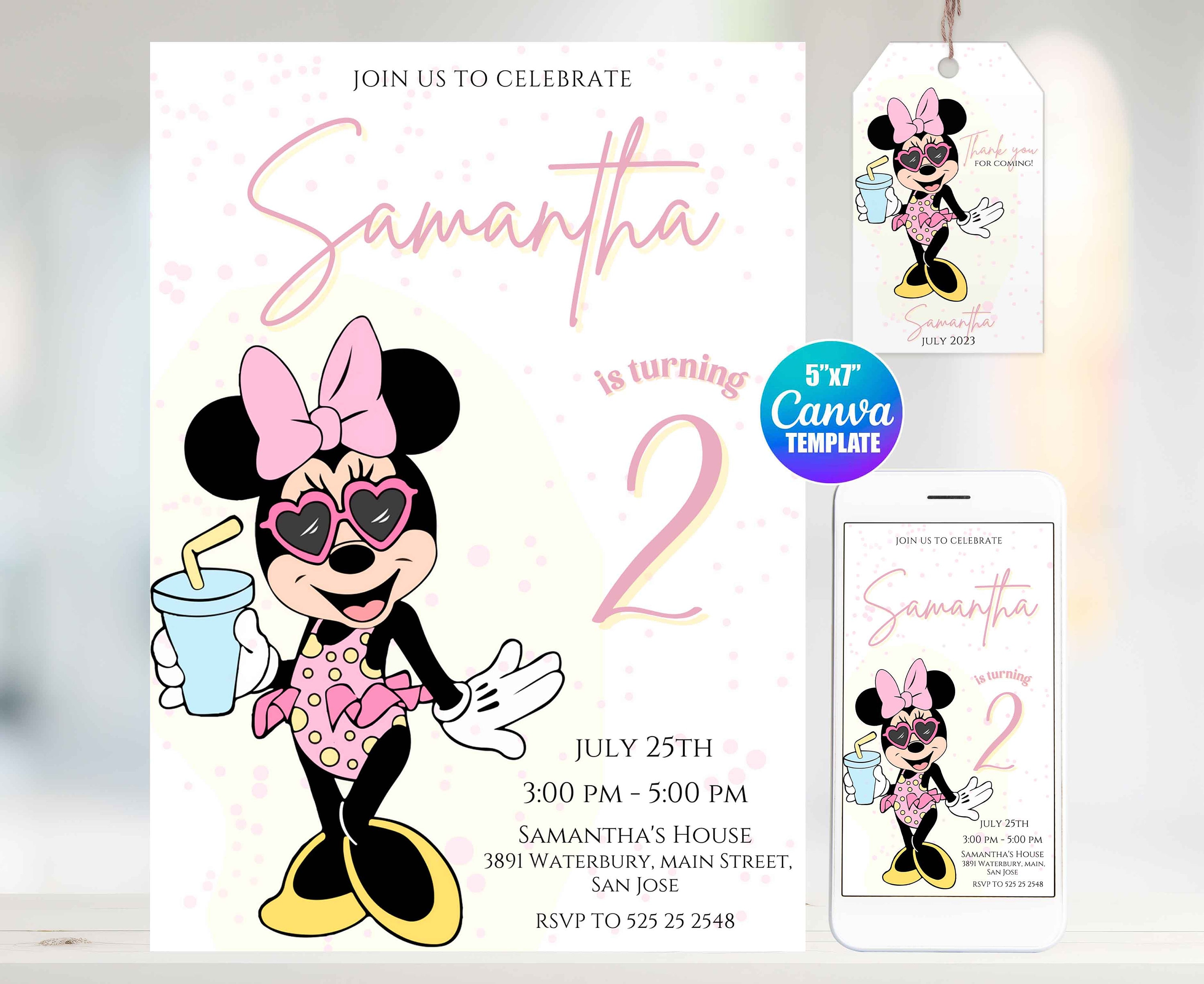 Minnie Mouse Template