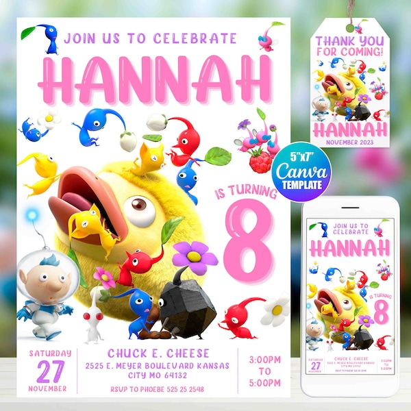 Pikmin Birthday Party Supplies - Etsy