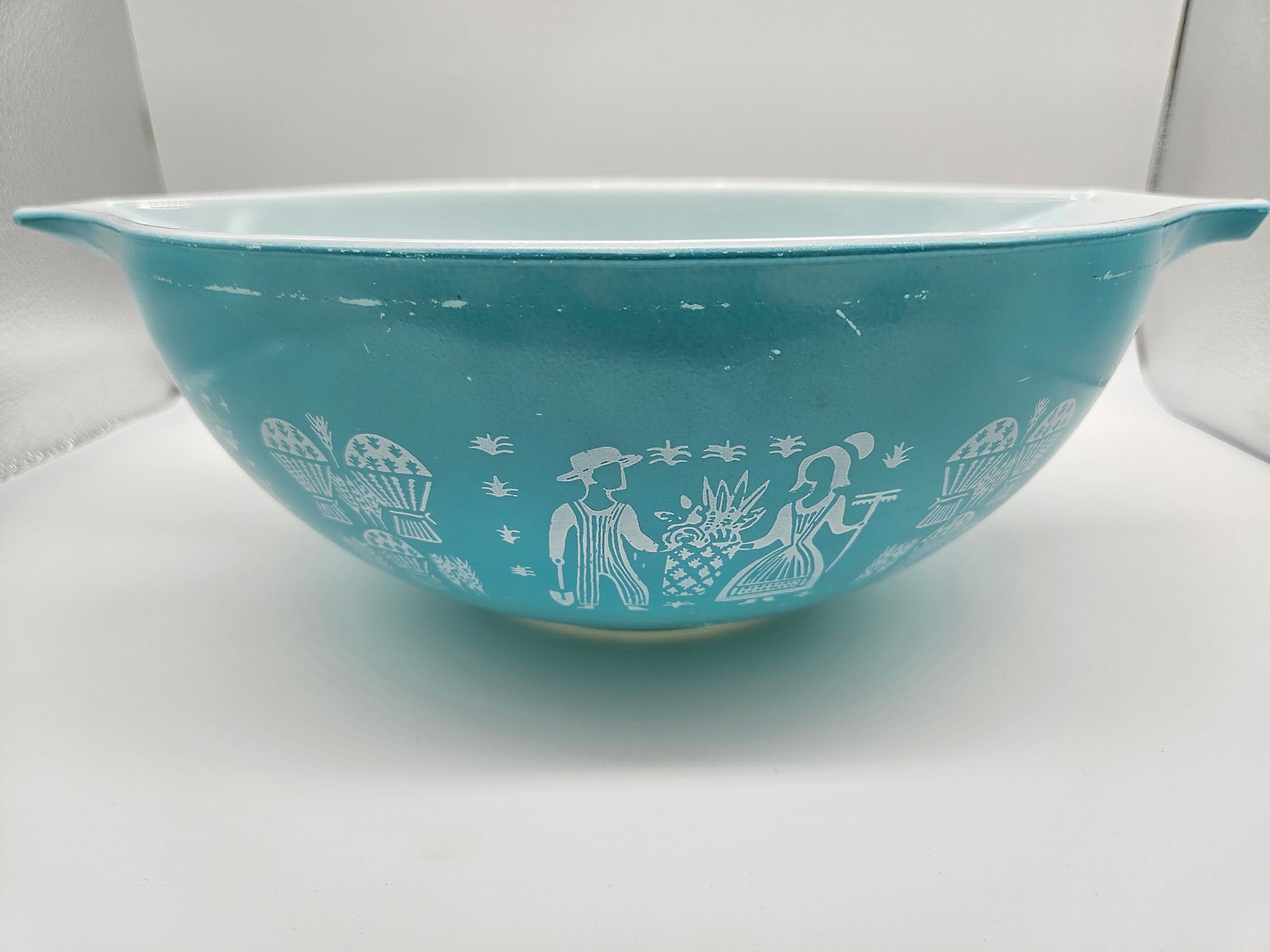 Pyrex Butterprint Amish Cinderella Bowl 444 4qt - Etsy