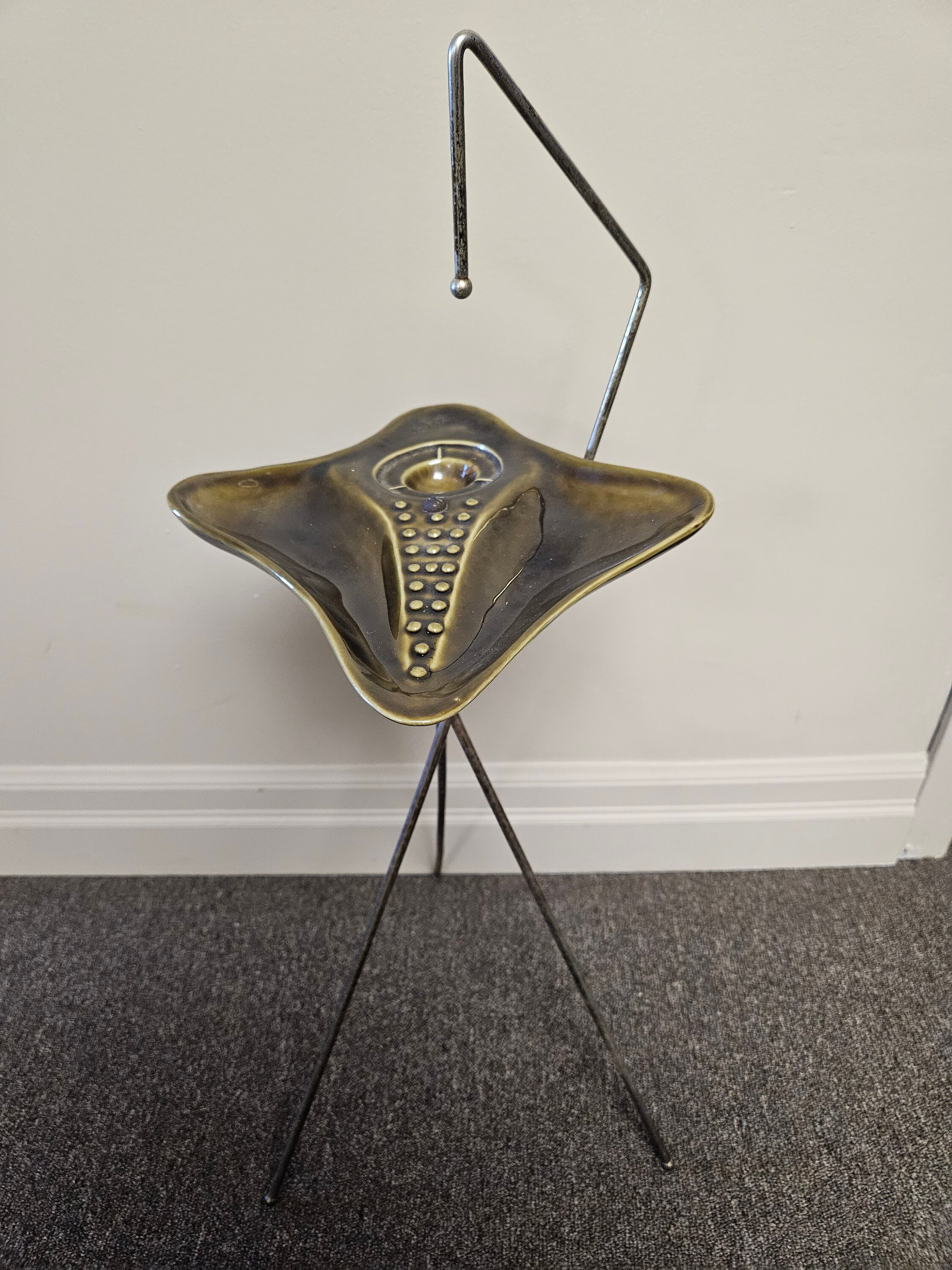 MCM 1960s Ashtray on Stand - Etsy