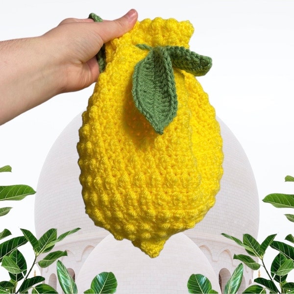 Lemon Bag Crochet Pattern - Etsy