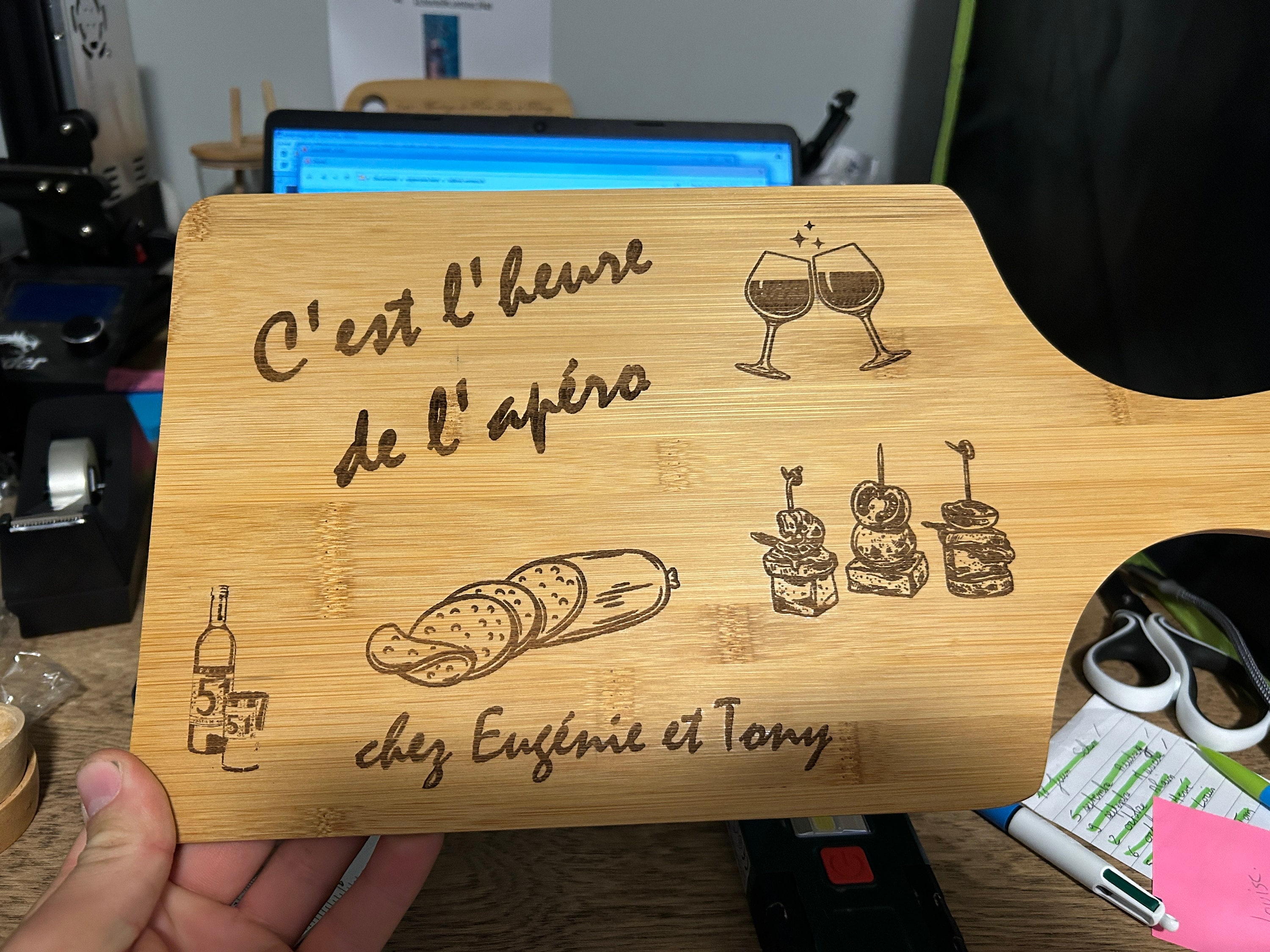 Planche apéro personnalisée - Etsy France