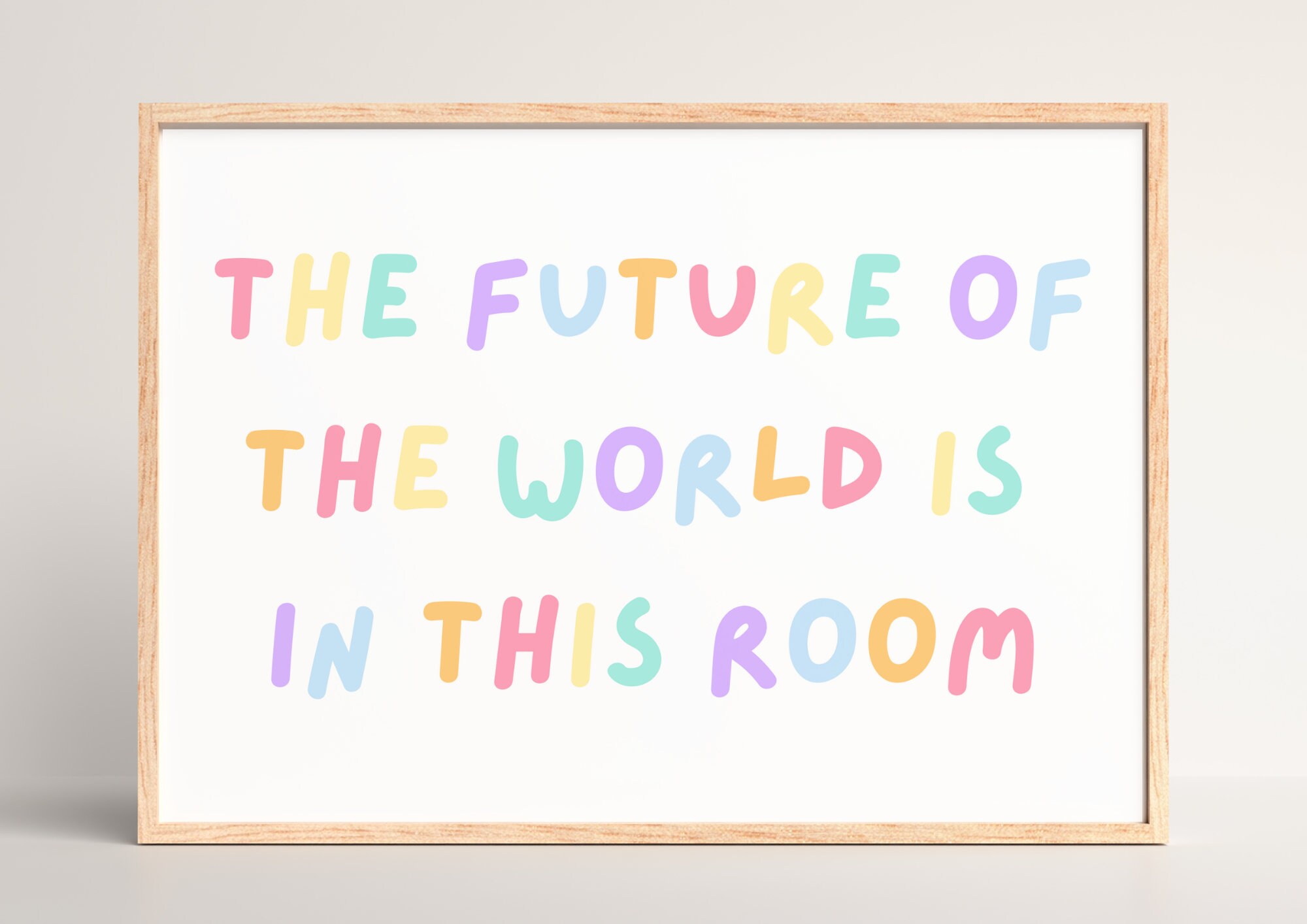 The Future of the World Kids Poster Fun Childrens Prints, Inspiring ...
