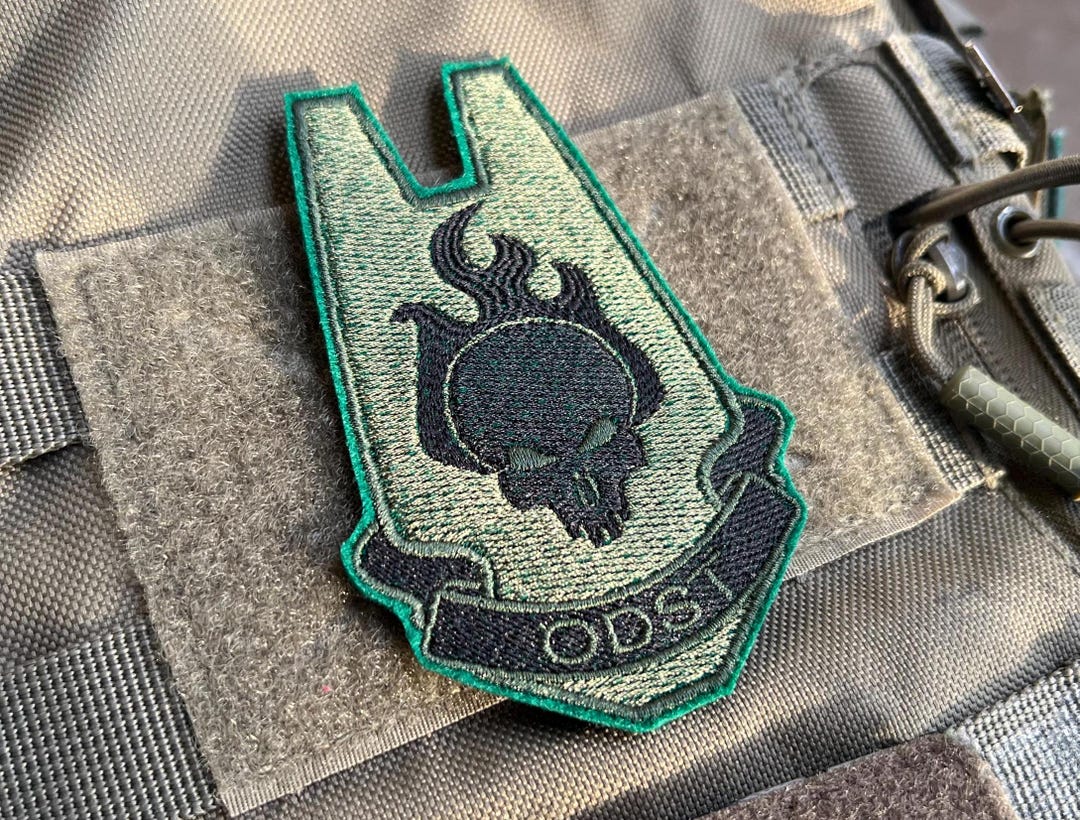 Halo ODST Patch, Embroidered Orbital Drop Shock Trooper Emblem in OCP ...