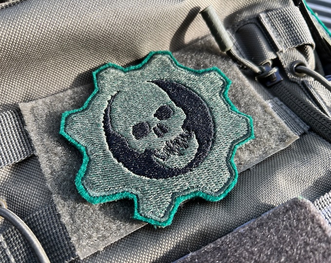 Gears of War Inspired cog Tag - Etsy