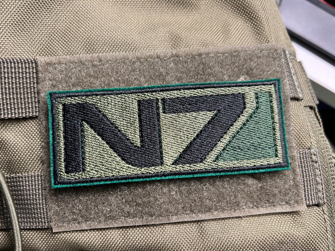 Mass Effect N7 Patch, Subdued Green Black Spectre Patch for Camouflage ...