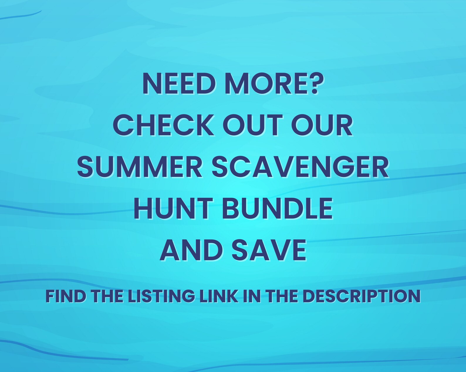 Pool Scavenger Hunt for Kids Printable Summer Activity Outdoor ...