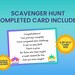 Summer Scavenger Hunt for Kids Printable Summer Activity Kids ...