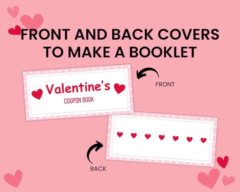 Kids Valentine Coupon Book Printable Love Coupons Valentine's Gift for ...