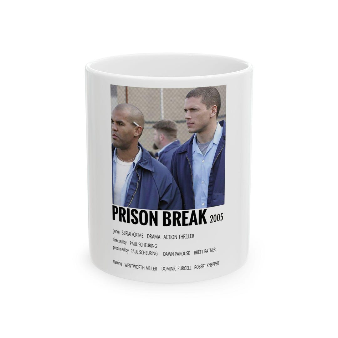 Prison Break Mug|ceramic Mug 11oz|movie|prison Break Movie Mug|prison ...