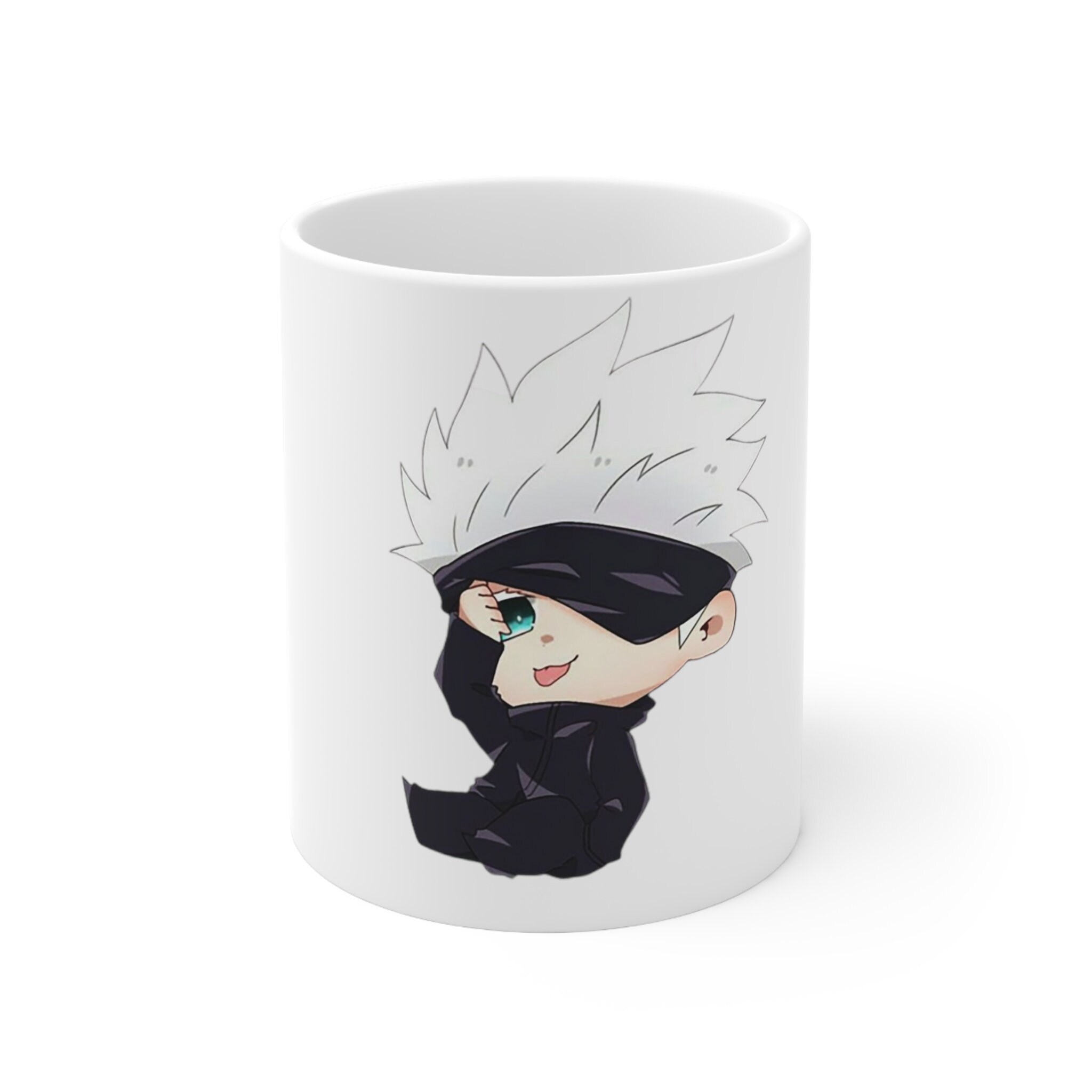 Chibi Gojo Satoru Jujutsu Kaisen Mug | Ceramic Mug 11oz | Chibi | Gojo ...