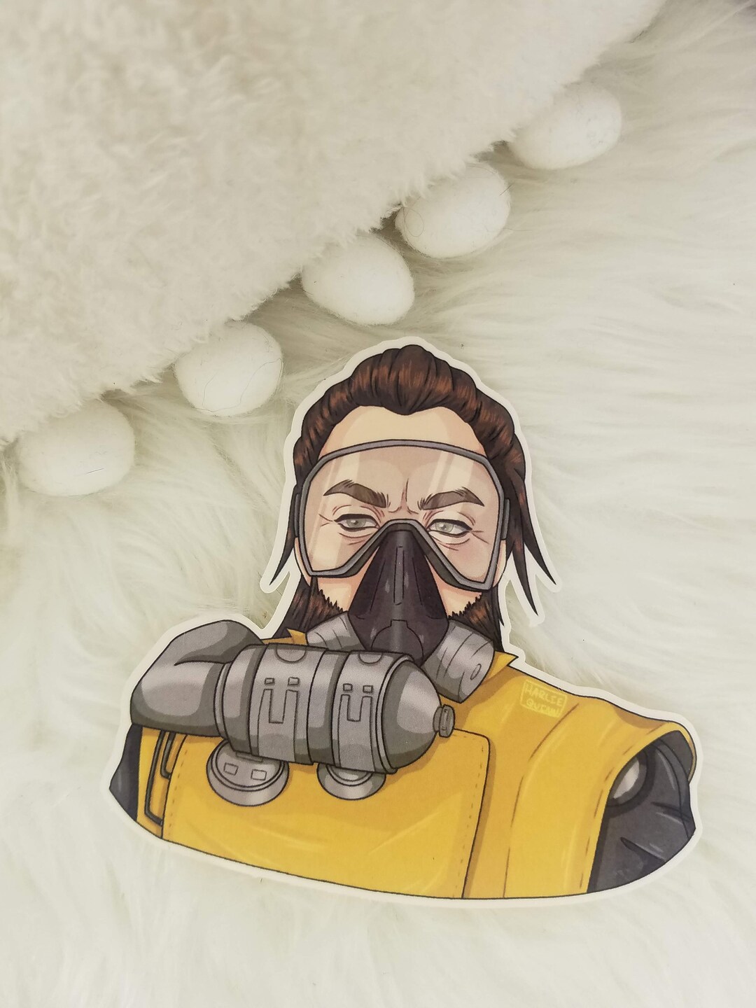 Apex Legends Caustic Vinyl Sticker Decal - Etsy