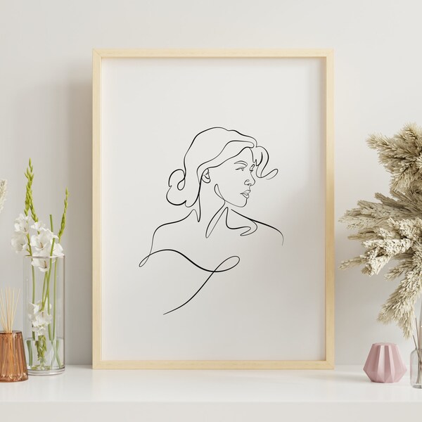 One Line Art - Etsy