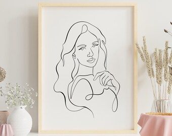 Custom Family Line Art, Family Portrait, Custom Line Drawing, Mothers ...