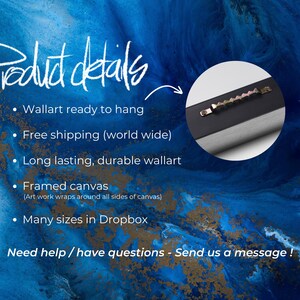 Abstract Modern Ocean Art, Albufeira Print, Large Framed Canvas Print ...