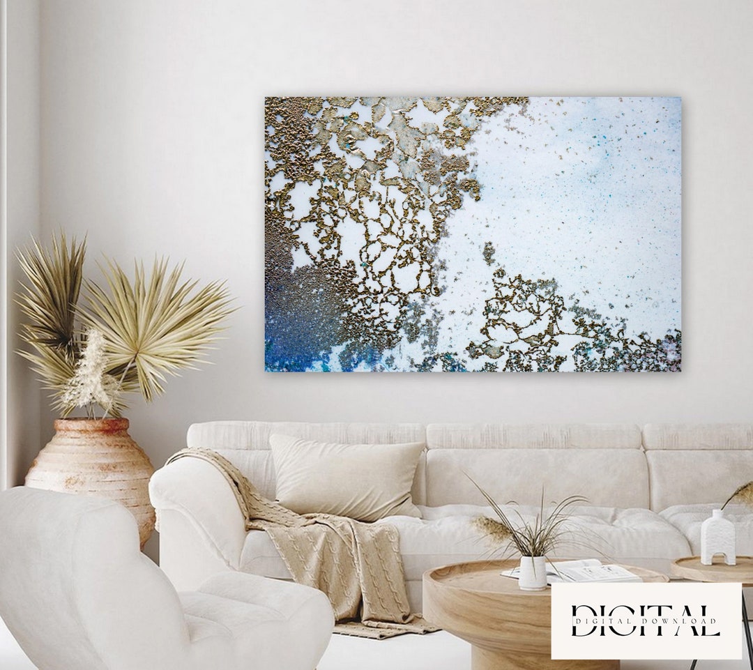 Intricate Ocean - Aerial Ocean Art Print - Extra Large Ocean Art ...