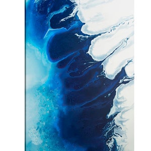 Extra Large Rolled Canvas Print, Oversized Ocean Wall Art, Vertical ...