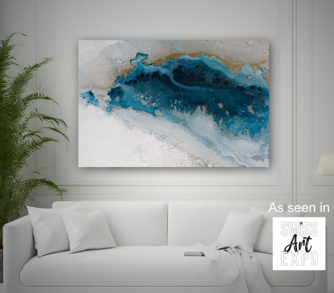 Colorful Fusion Canvas Art - Extra Large Earthy Art - Printable Art ...