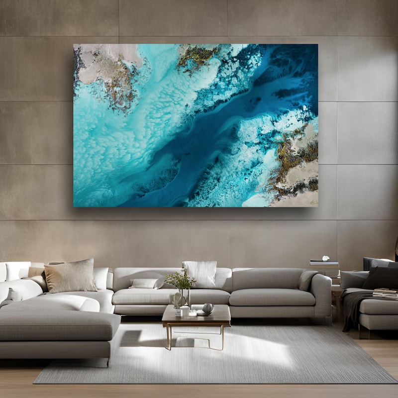 Turquoise Canvas - Etsy